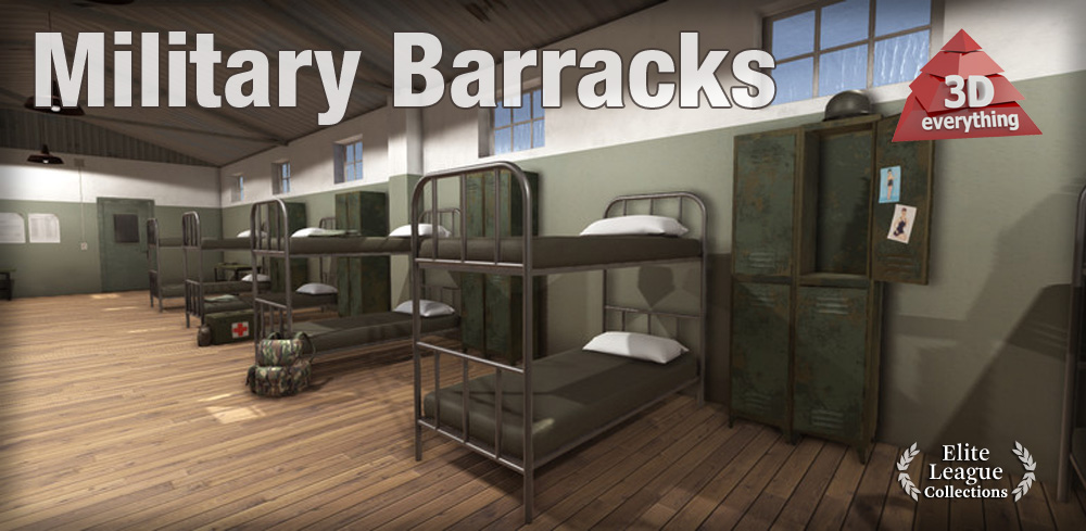 Military Barracks - iClone/Stage - Reallusion Content Store
