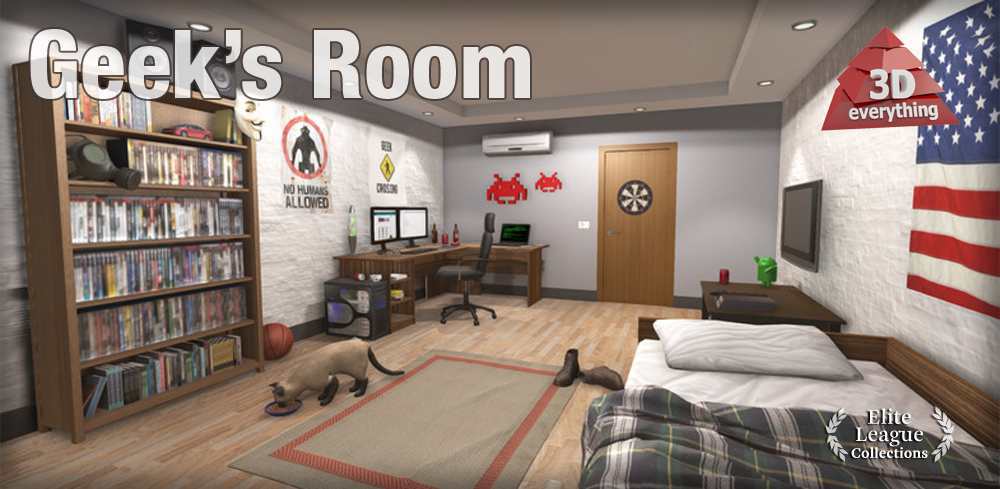 Geek's Room - iClone/Stage - Reallusion Content Store