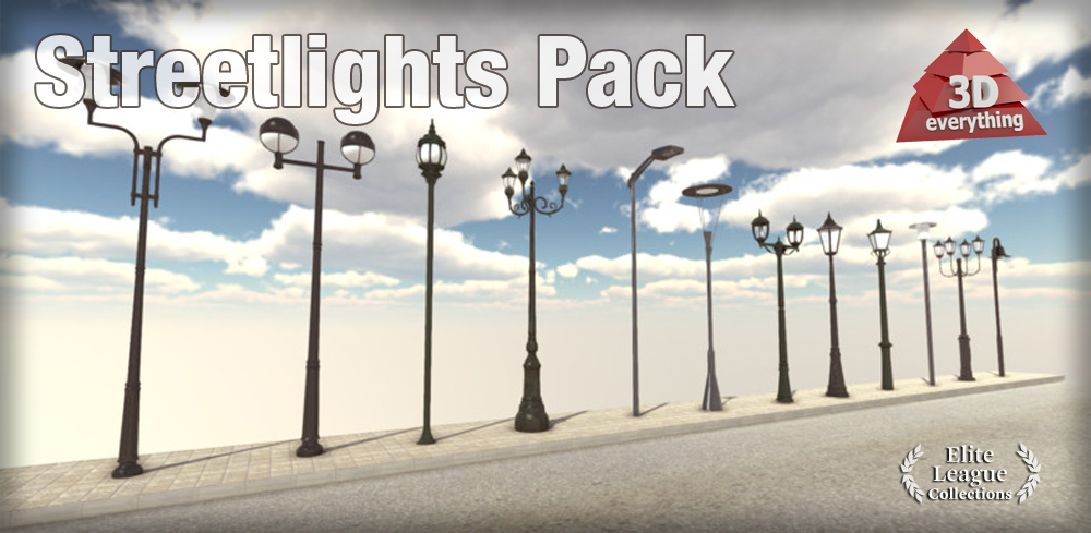 Streetlights Pack - iClone/Stage - Reallusion Content Store
