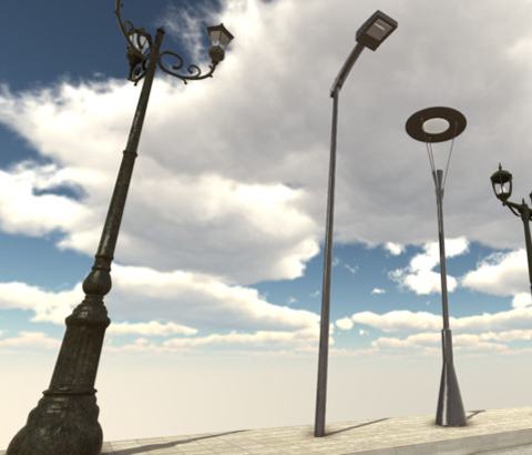 Streetlights Pack - iClone/Stage - Reallusion Content Store
