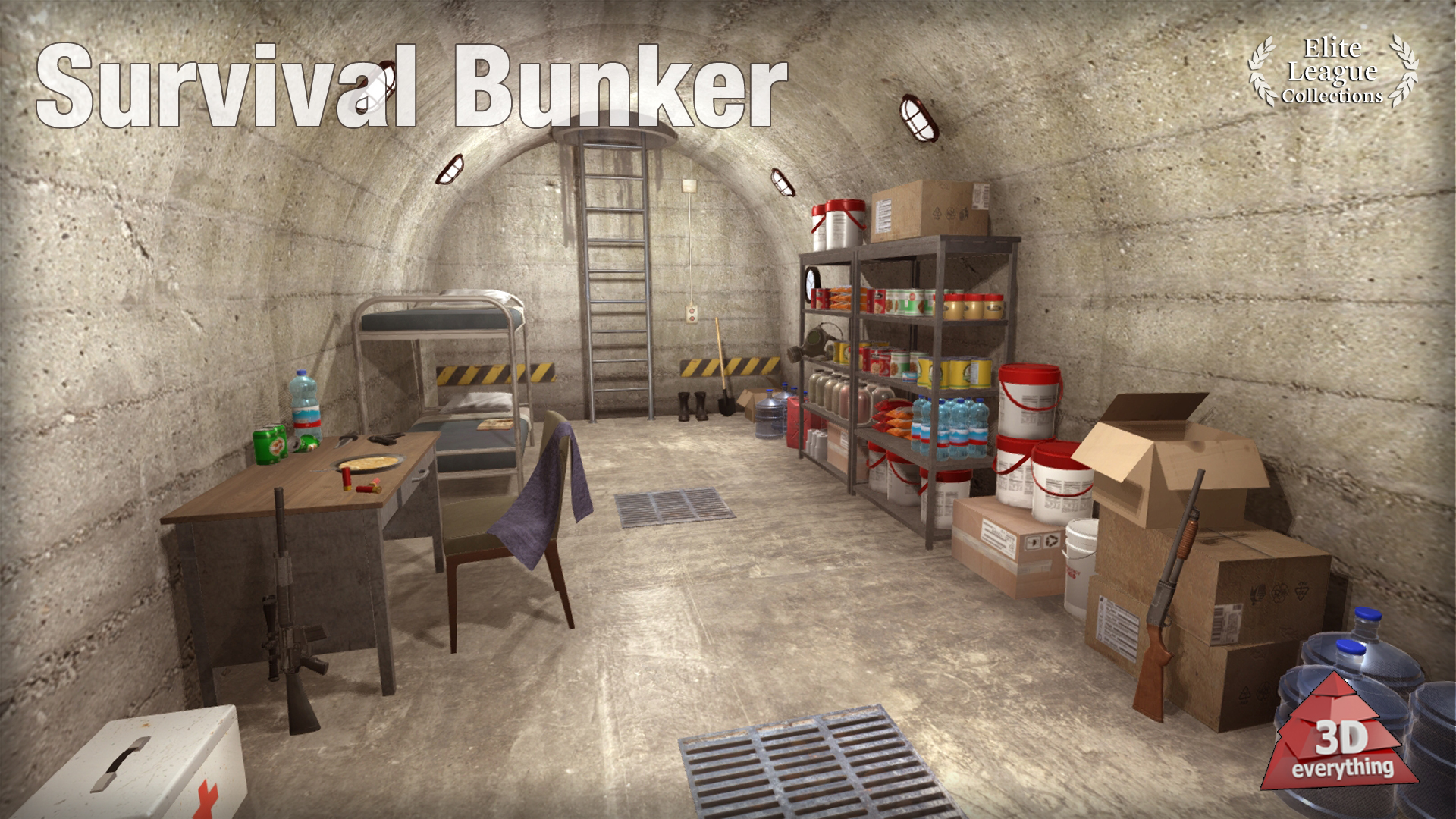Survival Bunker - iClone/Stage - Reallusion Content Store