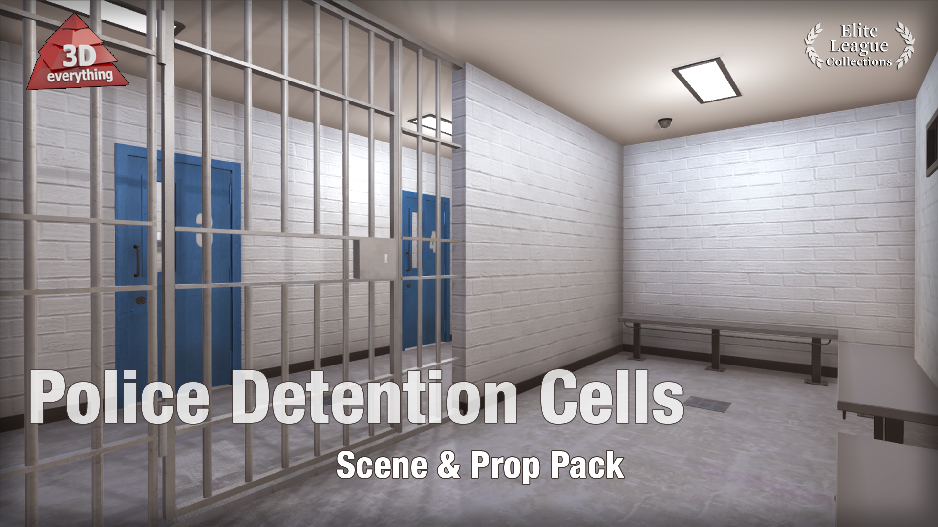 Police Detention Cells - iClone/Stage - Reallusion Content Store