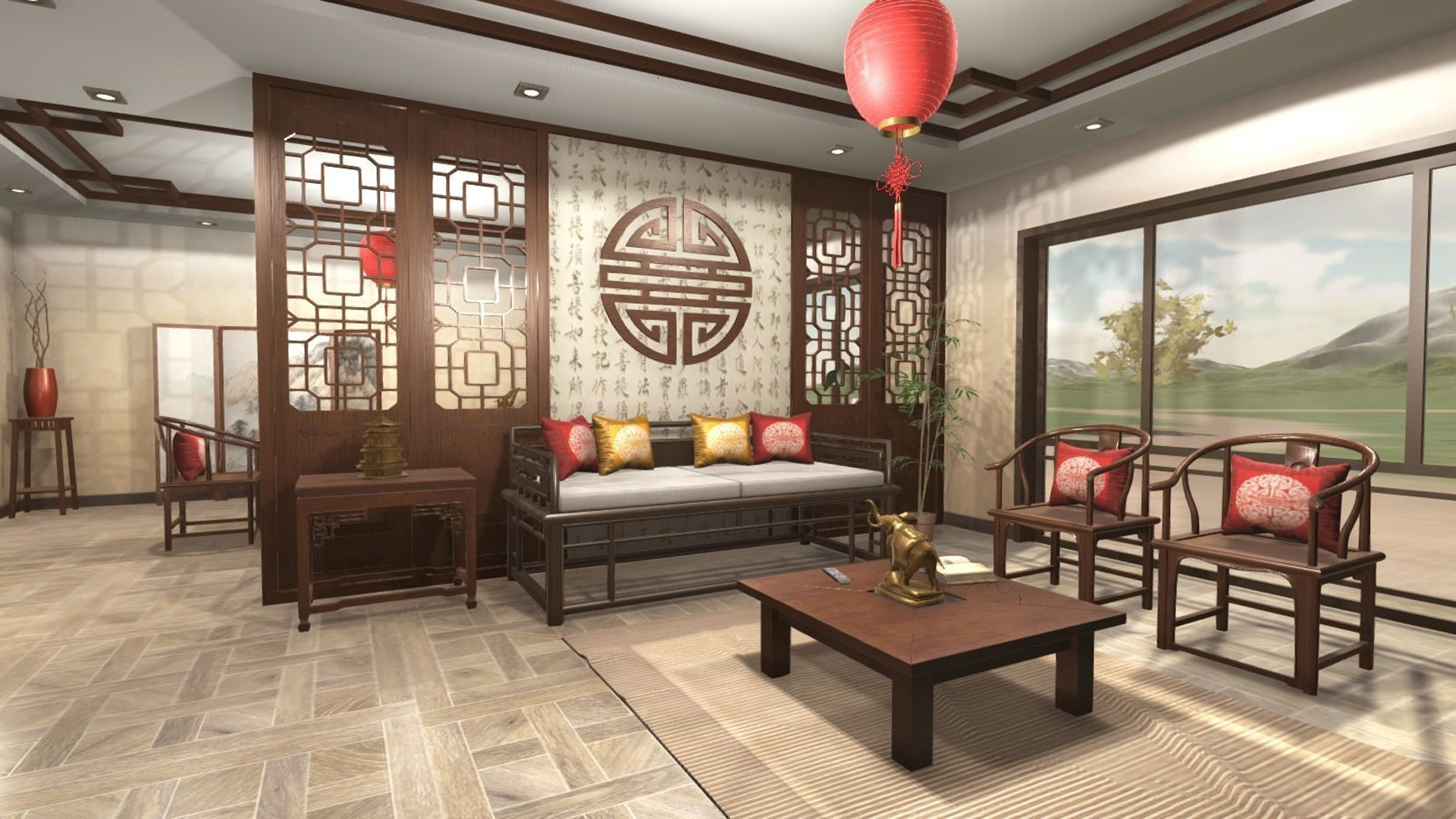 Chinese Living Room - iClone/Stage - Reallusion Content Store
