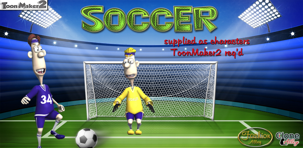 Soccer for ToonMaker 2 - iClone/Actor - Reallusion Content Store
