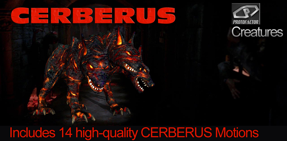 CERBERUS Medieval Fantasy Creature Monster - iClone/Actor - Reallusion ...