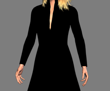 Cloth Physics Dress-Coat - iClone/Actor - Reallusion Content Store