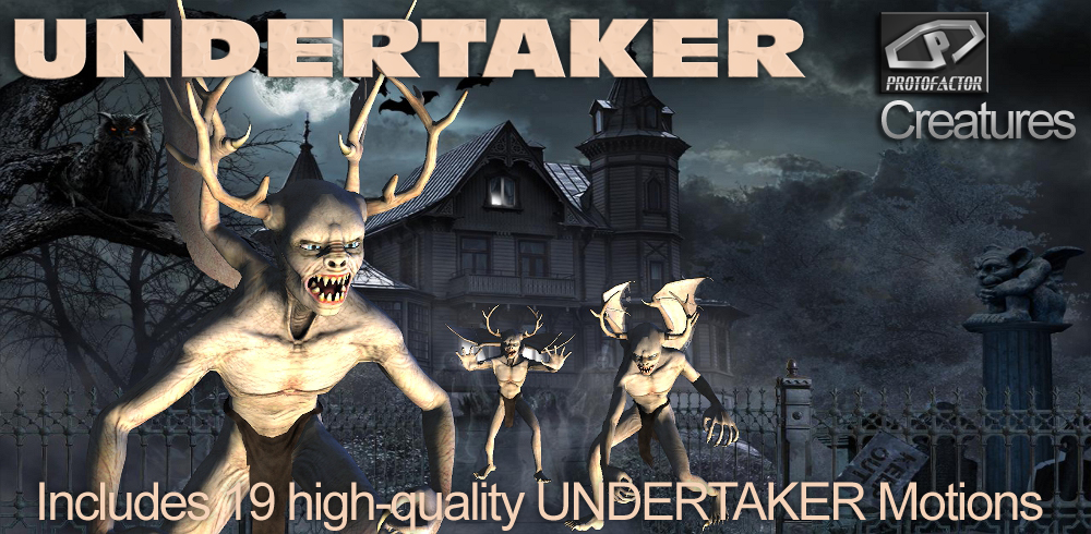 UNDERTAKER Medieval Fantasy Creature Monster - iClone/Actor ...