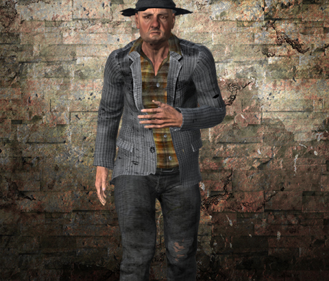 CC Homeless Man - iClone/Actor - Reallusion Content Store