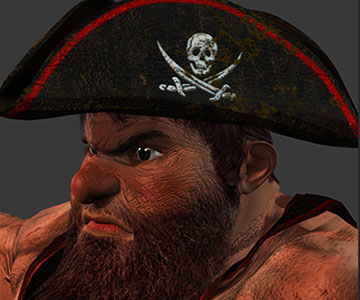 CAPTAIN REDBEARD - iClone/Actor - Reallusion Content Store