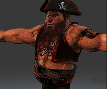 CAPTAIN REDBEARD - iClone/Actor - Reallusion Content Store