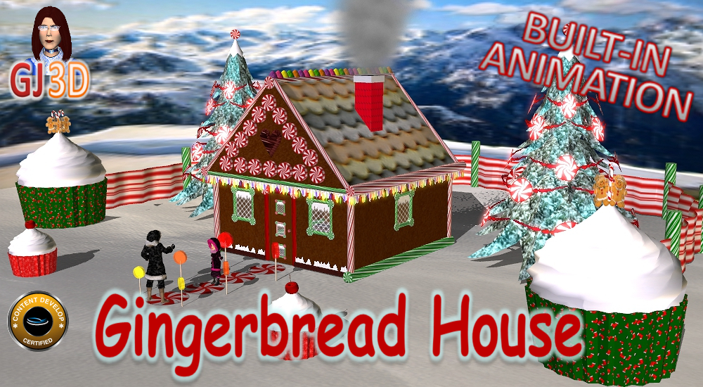 Gingerbread House - iClone/Stage - Reallusion Content Store