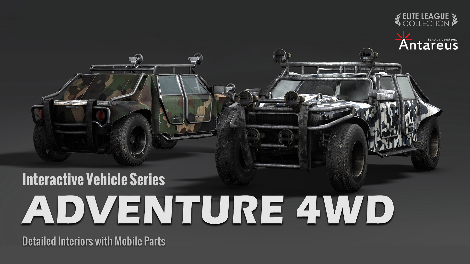 Interactive Vehicles Series - Adventure 4WD - iClone/Stage - Reallusion Content Store