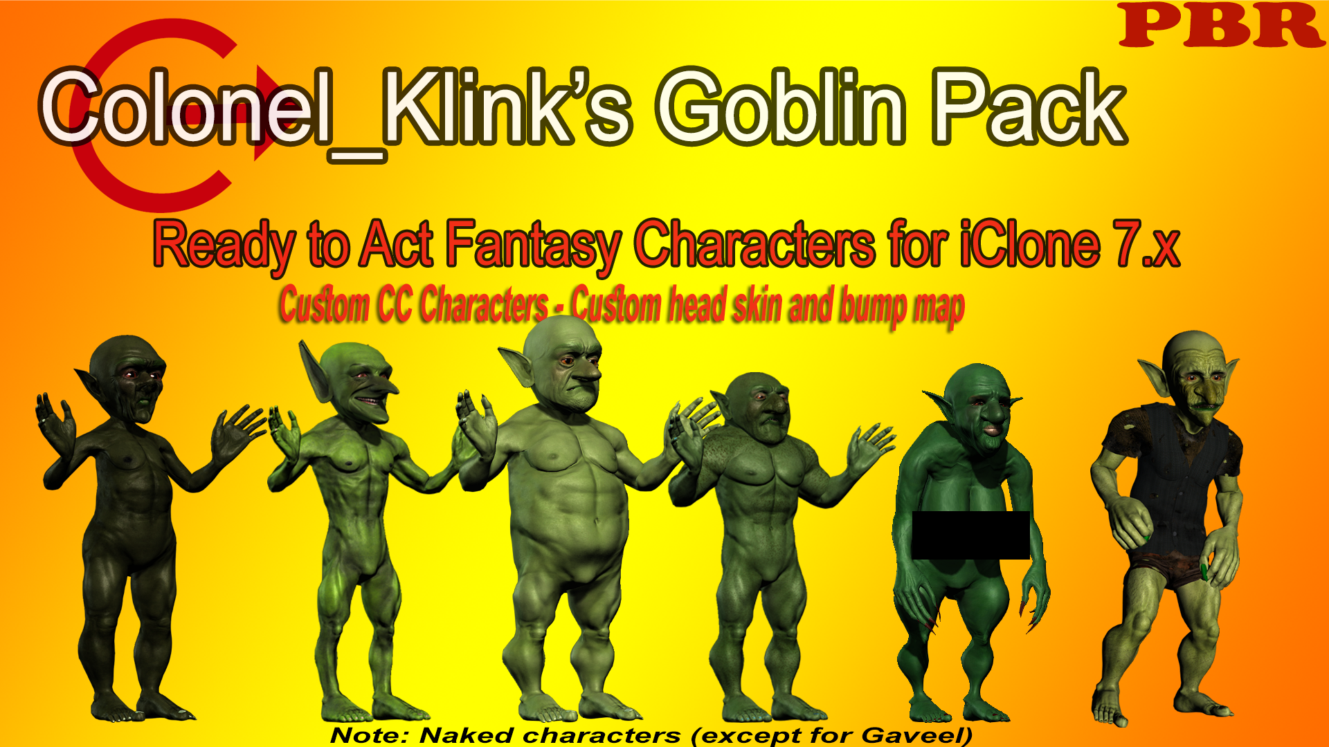 Colonel_Klink’s Goblin Pack for iClone 7.xx - iClone/Actor - Reallusion ...