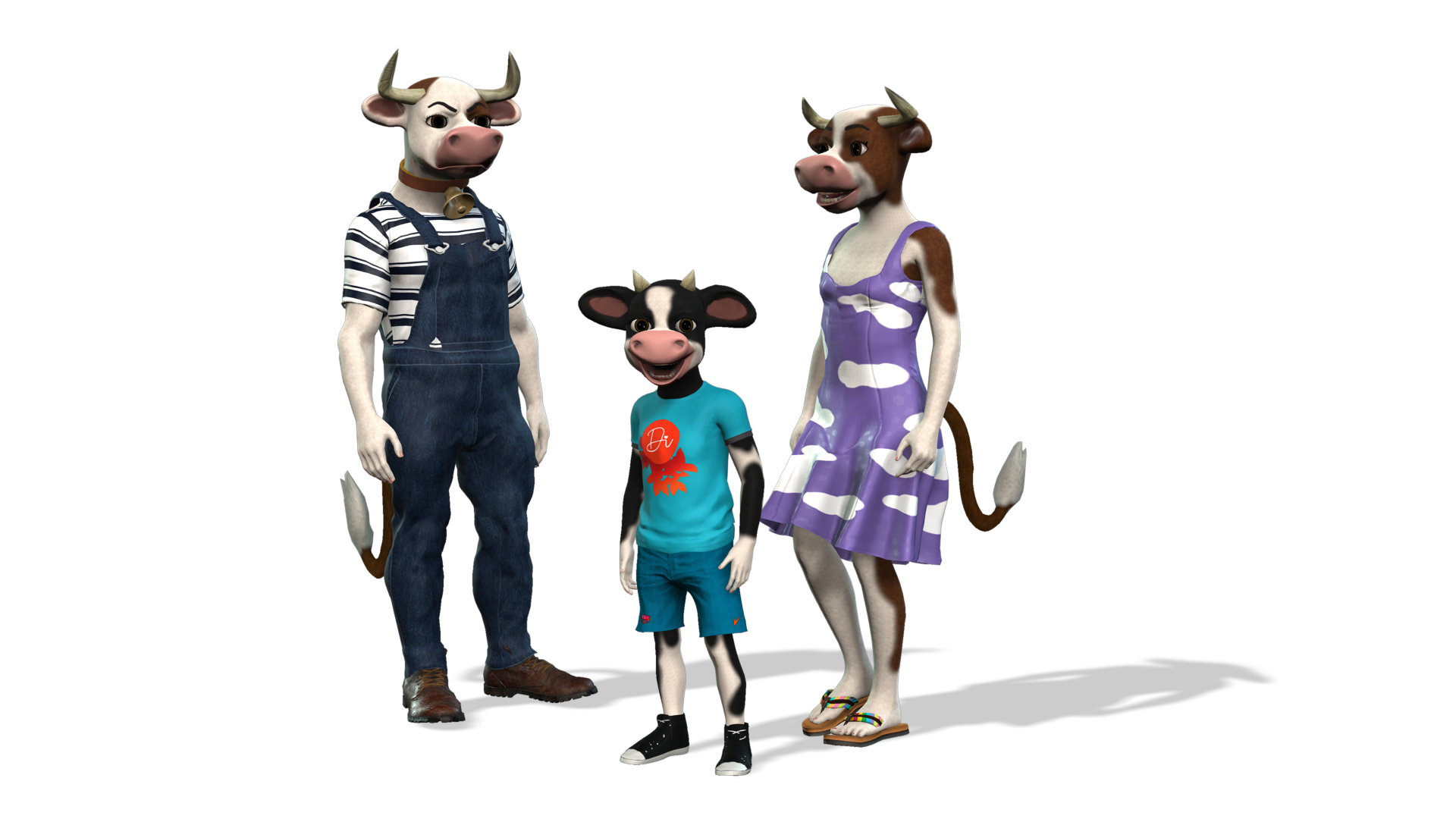 Toon Cows - iClone/Actor - Reallusion Content Store