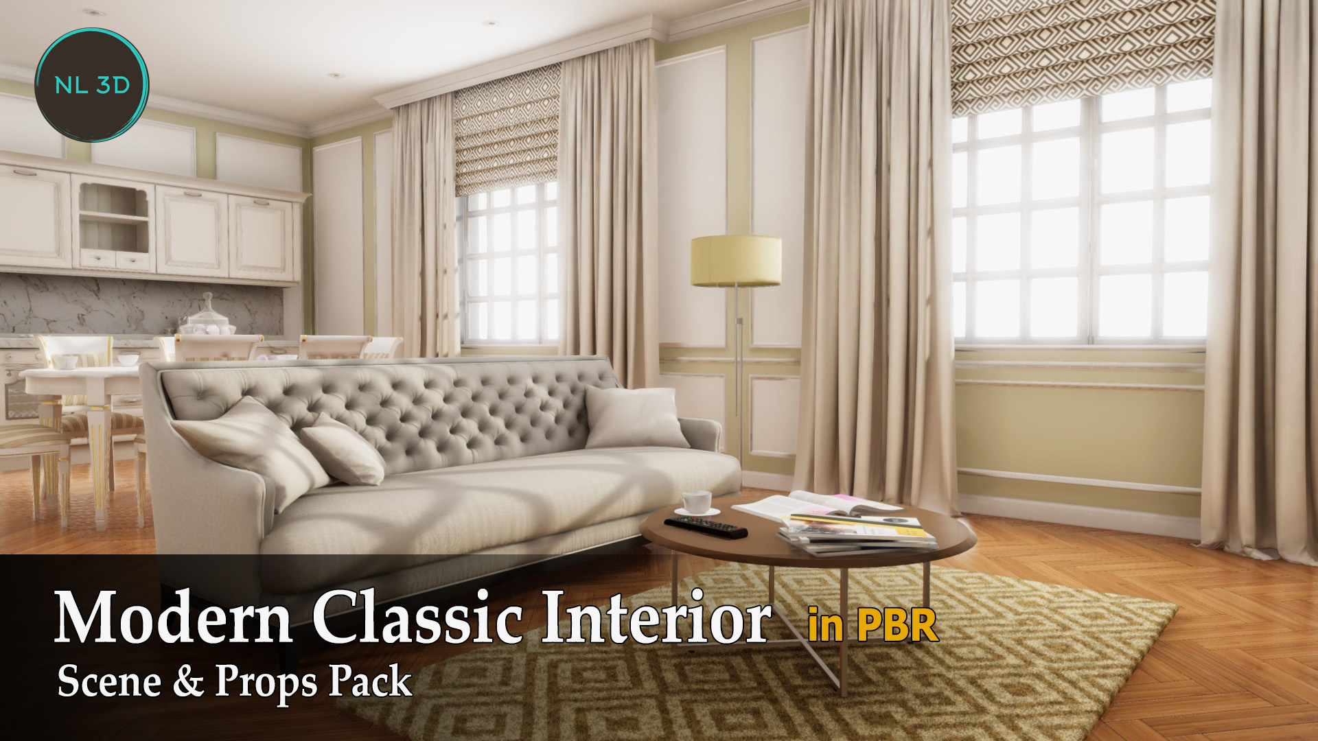 HQ Modern Classic Interior - iClone/Stage - Reallusion Content Store