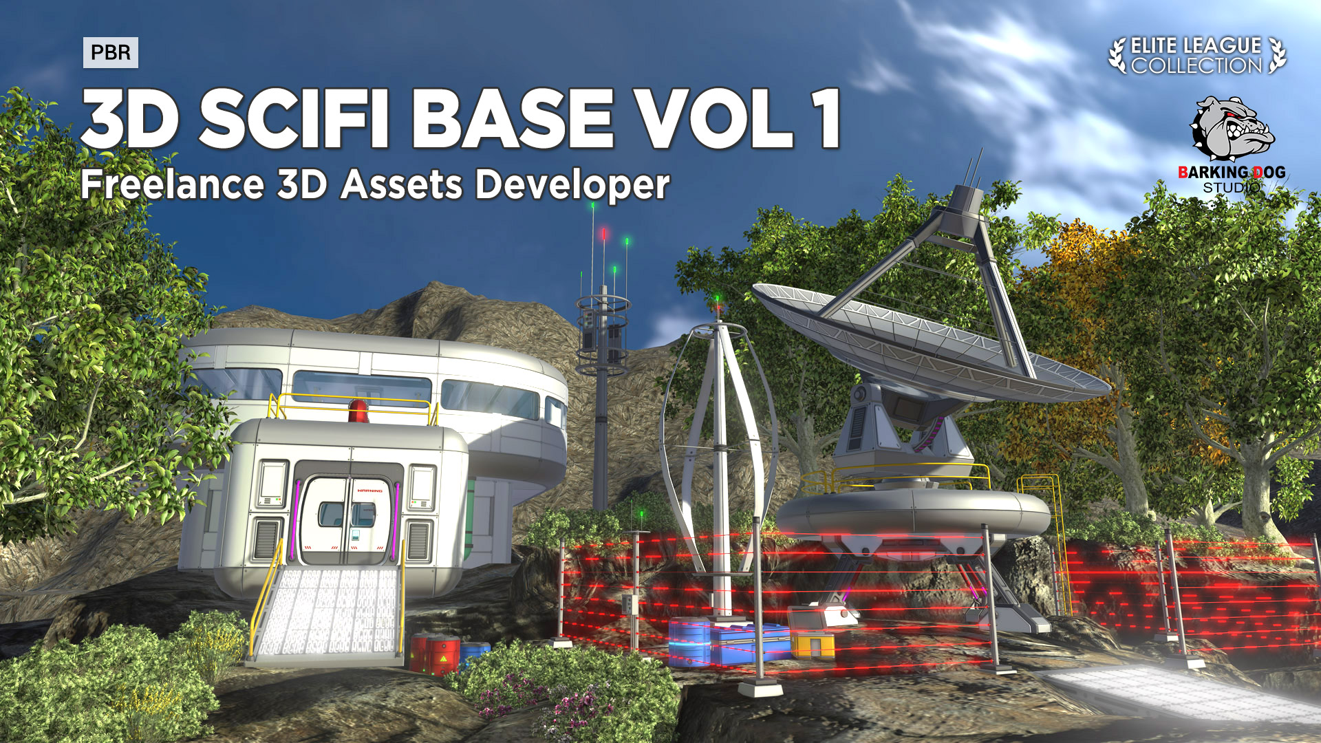 3D Sci-Fi Base - iClone/Stage - Reallusion Content Store