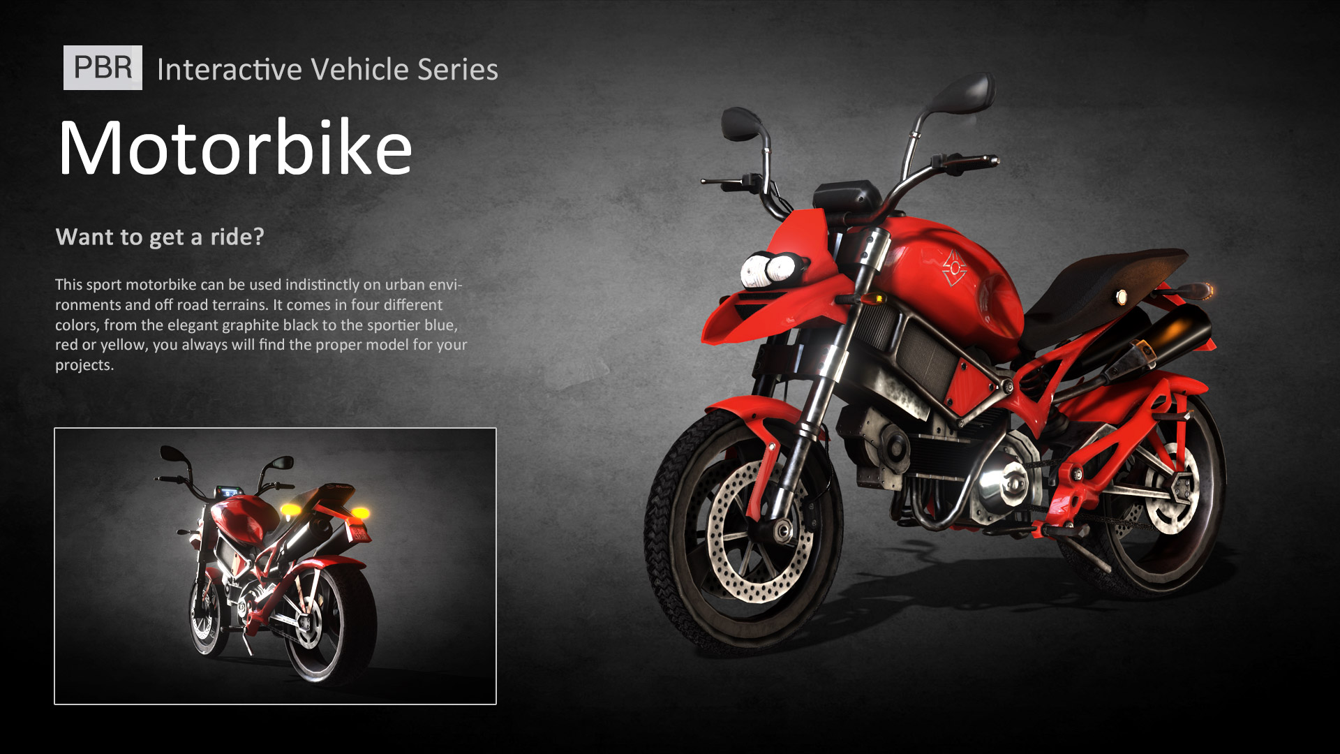 Interactive Vehicles Series - Motorbike - iClone/Stage - Reallusion ...