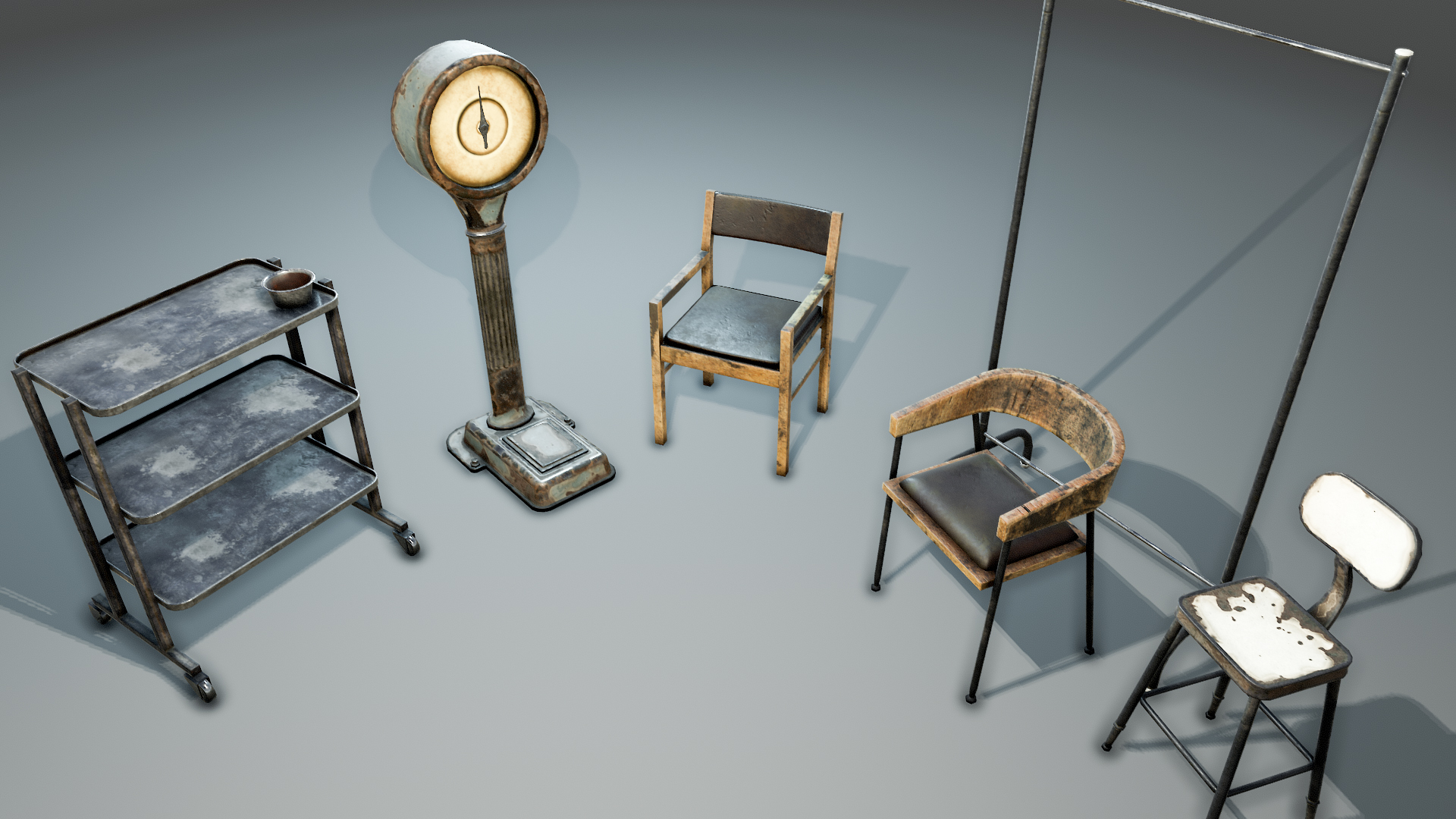 Old Surgery Props - iClone/Stage - Reallusion Content Store