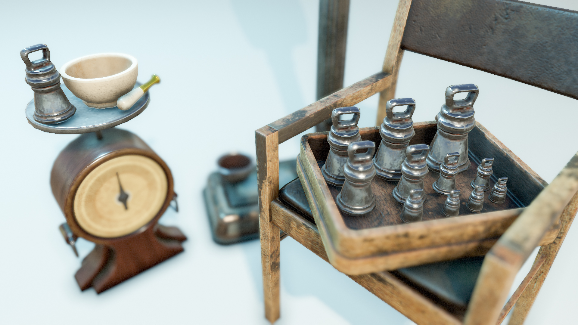 Old Surgery Props - iClone/Stage - Reallusion Content Store