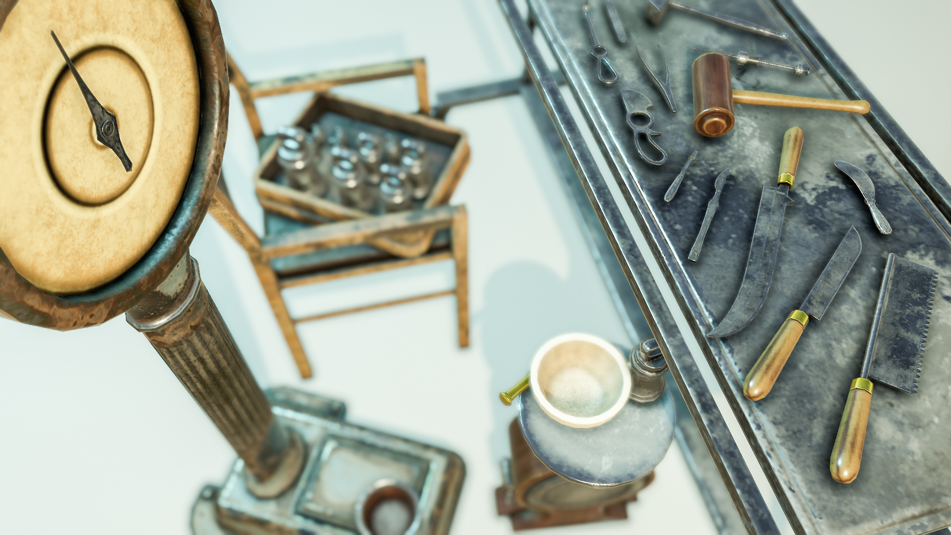 Old Surgery Props - iClone/Stage - Reallusion Content Store