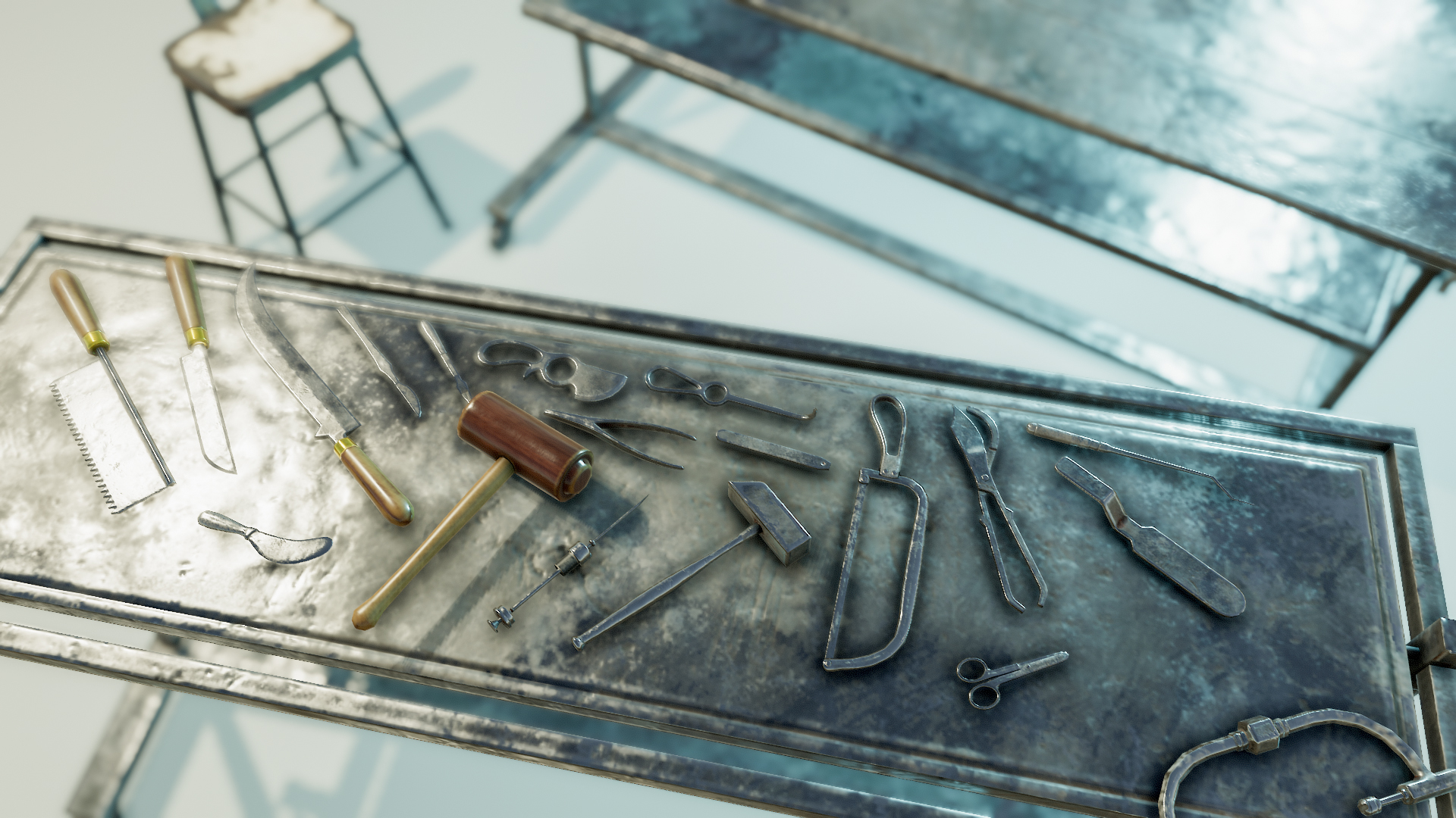 Old Surgery Props - iClone/Stage - Reallusion Content Store