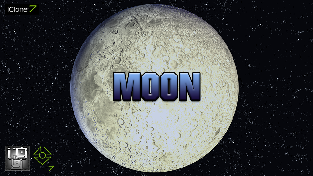 Moon (PBR) - iClone/Stage - Reallusion Content Store