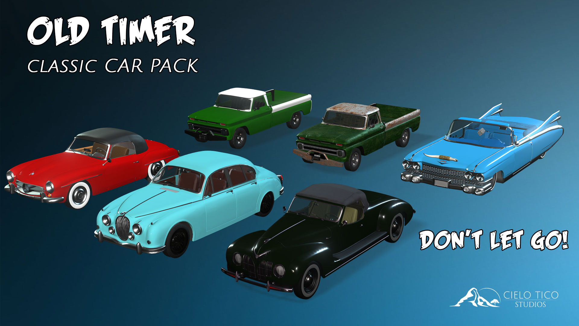 Old Timer Classic Car Pack - iClone/Stage - Reallusion Content Store