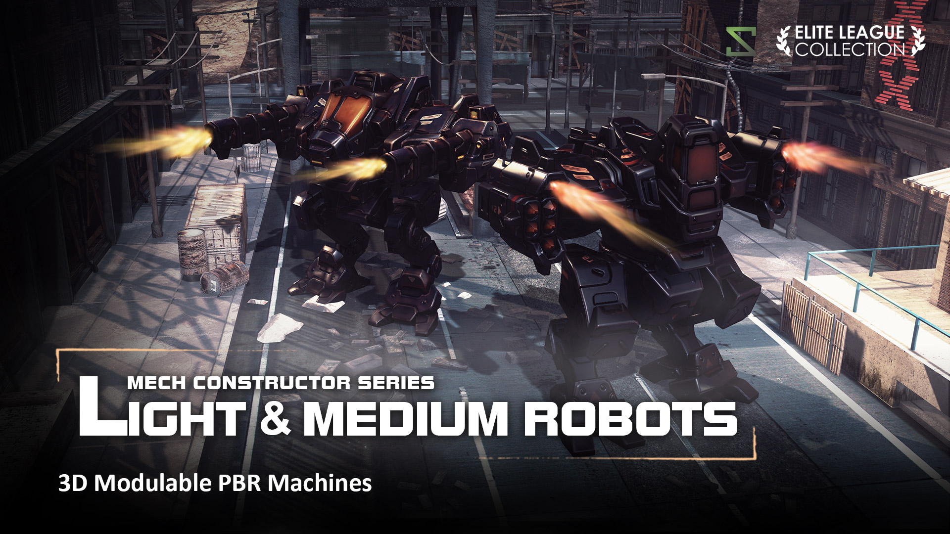 Mech Constructor: Light and Medium Robots - iClone/Actor - Reallusion ...