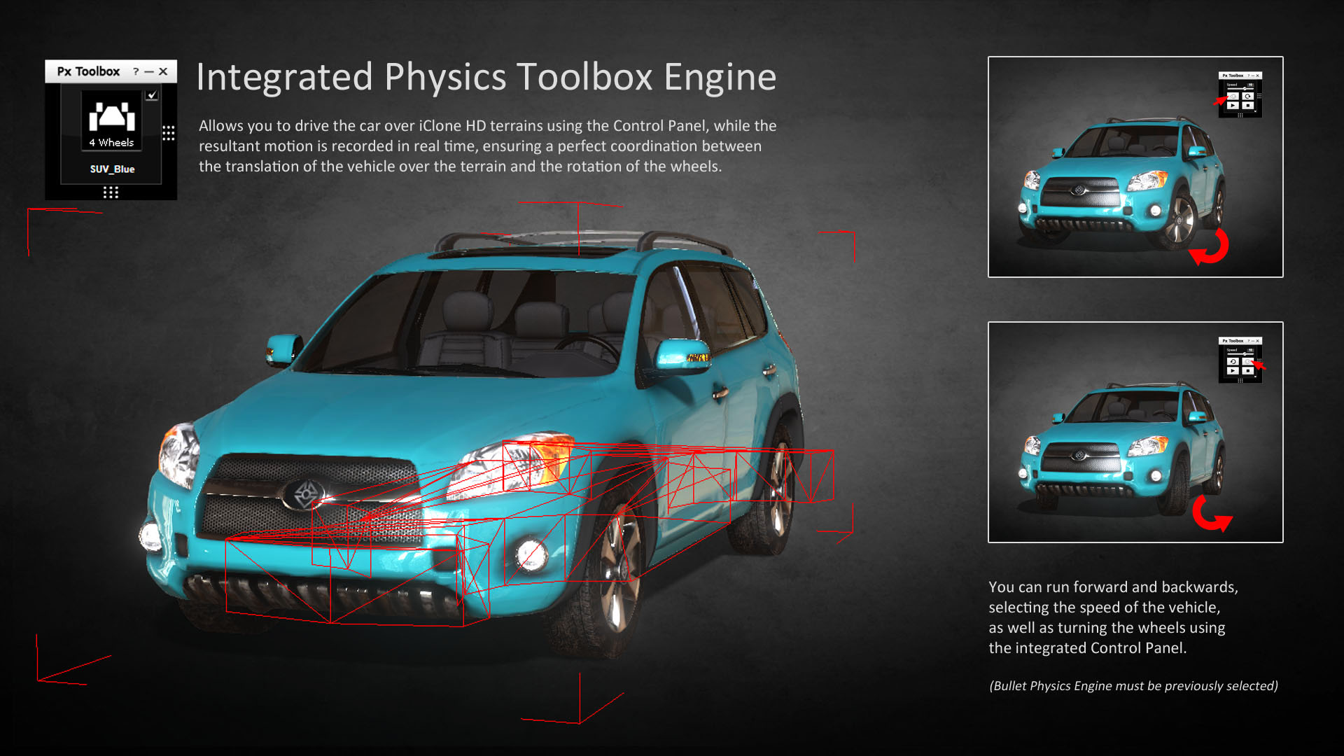 Interactive Vehicles Series - SUV - iClone/Stage - Reallusion Content Store