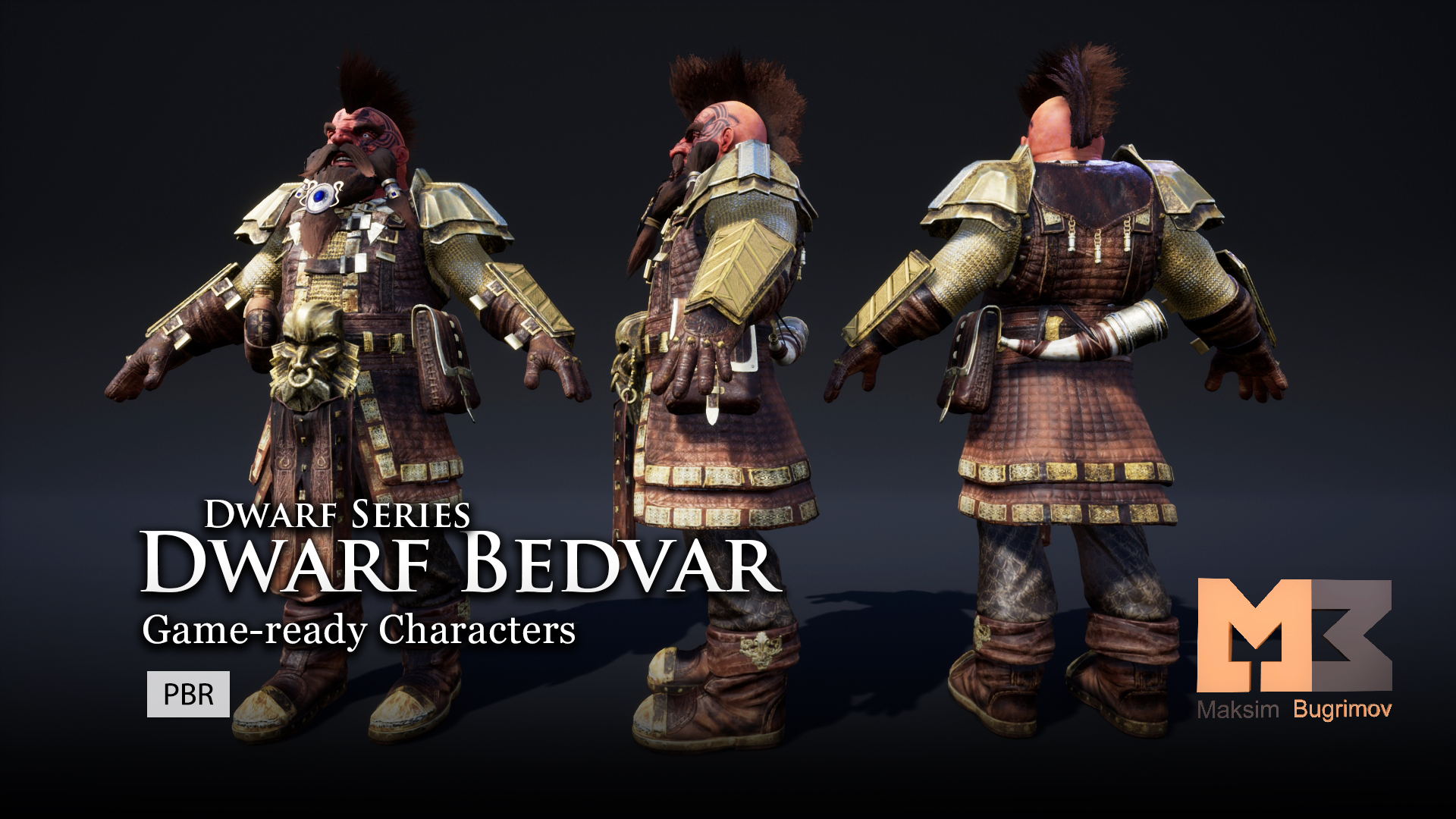 Dwarf Bedvar - iClone/Actor - Reallusion Content Store