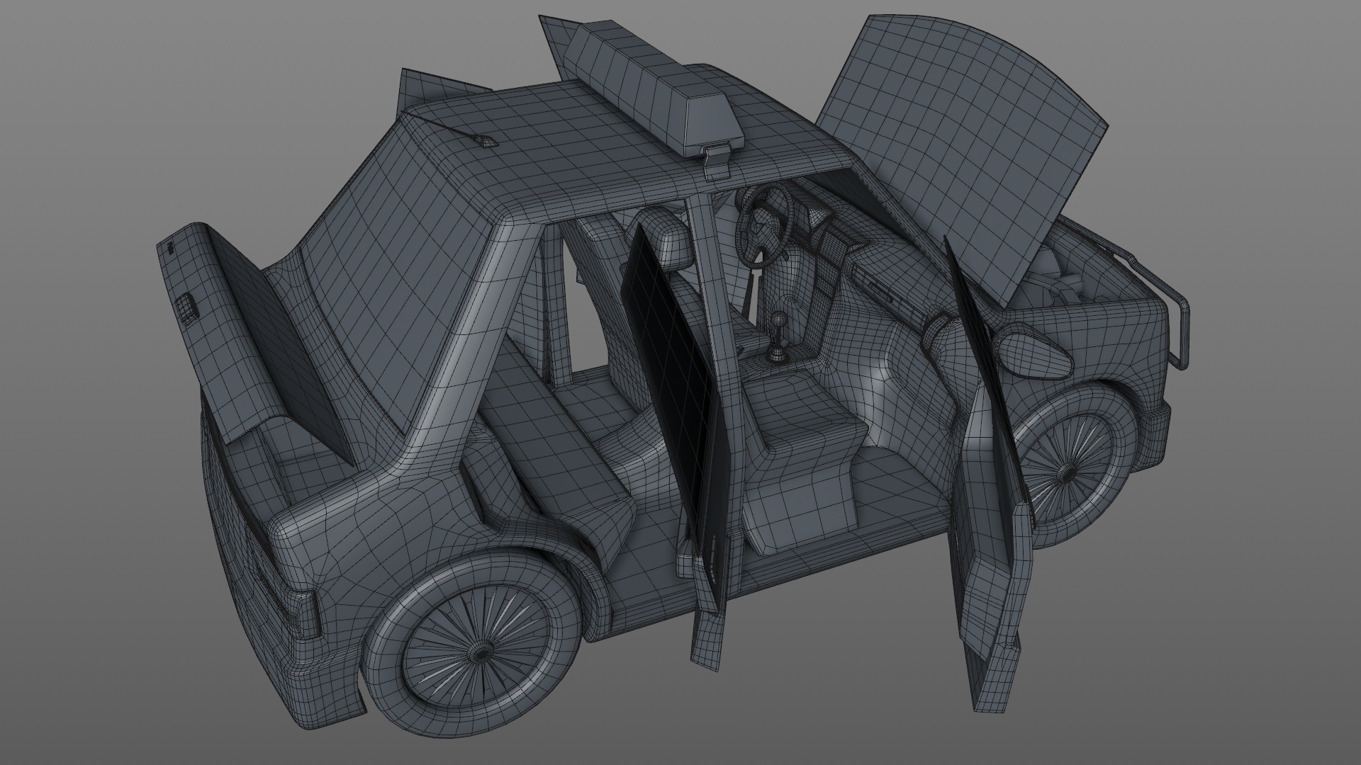 Car'Toons : Basic Car 4 doors - iClone/Stage - Reallusion Content Store