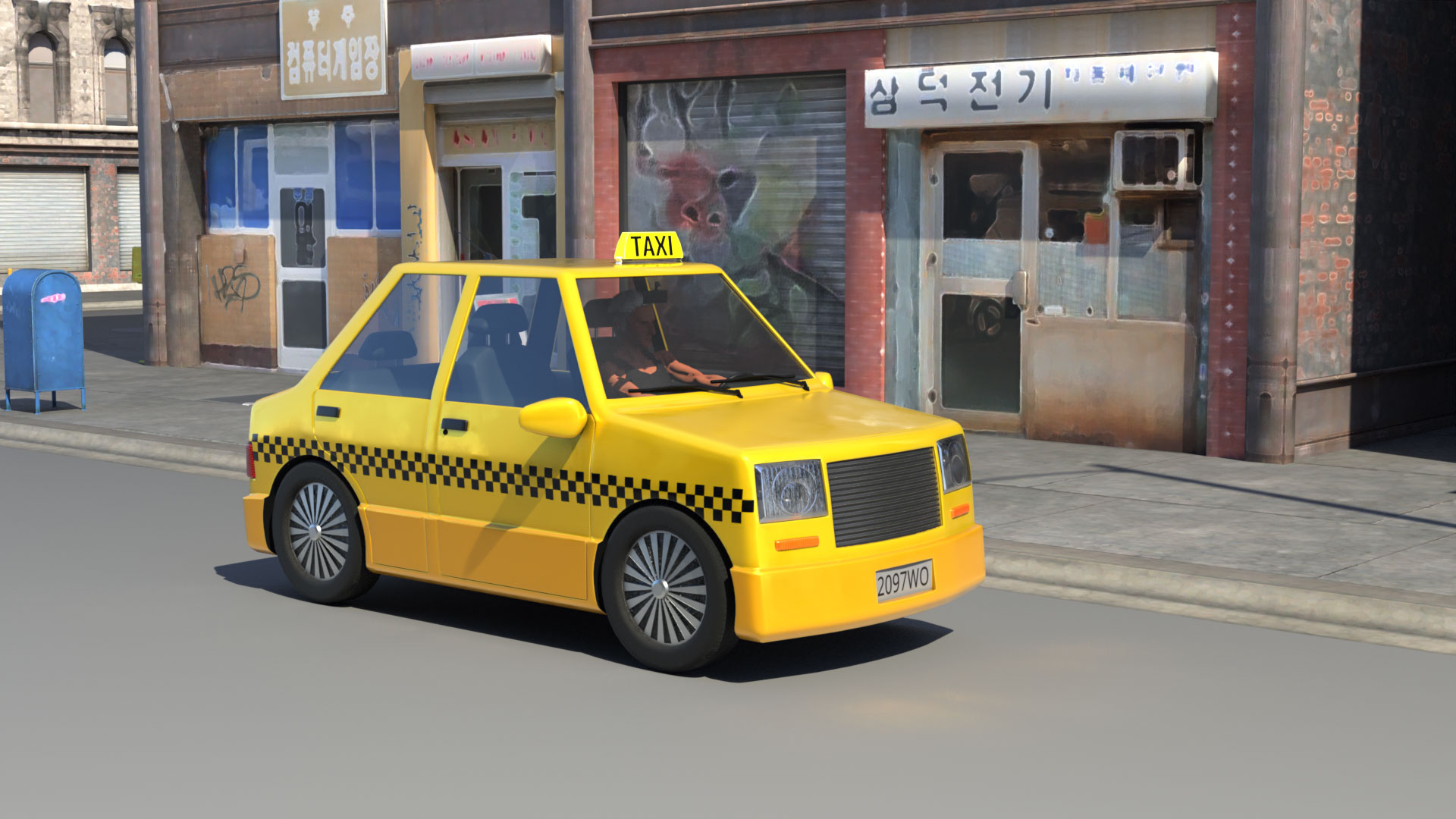 Car'Toons : Basic Car 4 doors - iClone/Stage - Reallusion Content Store
