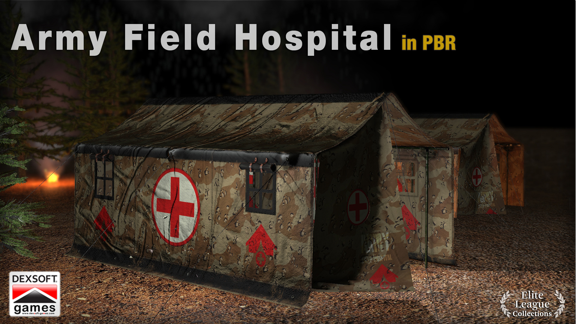Army Field Hospital - iClone/Stage - Reallusion Content Store