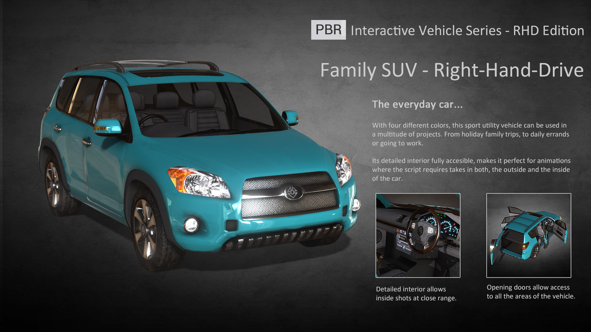 SUV - RHD - Interactive Vehicles & Cars Series - Right Hand Drive ...