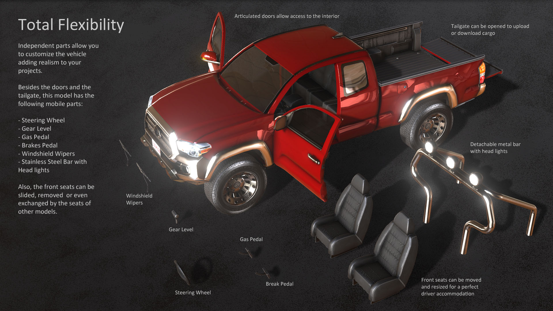 PickUp - RHD - Interactive Vehicles & Cars Series - Right Hand Drive ...