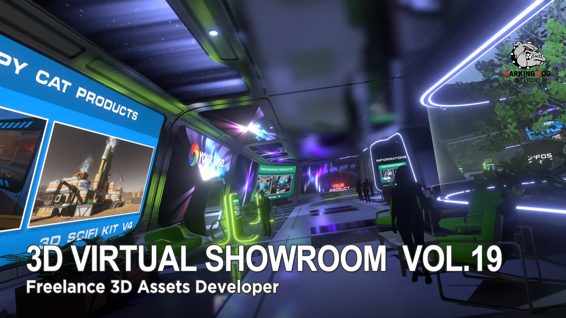 3D Virtual Showroom Vol.19 - iClone/Scenes & Props - Reallusion Content ...