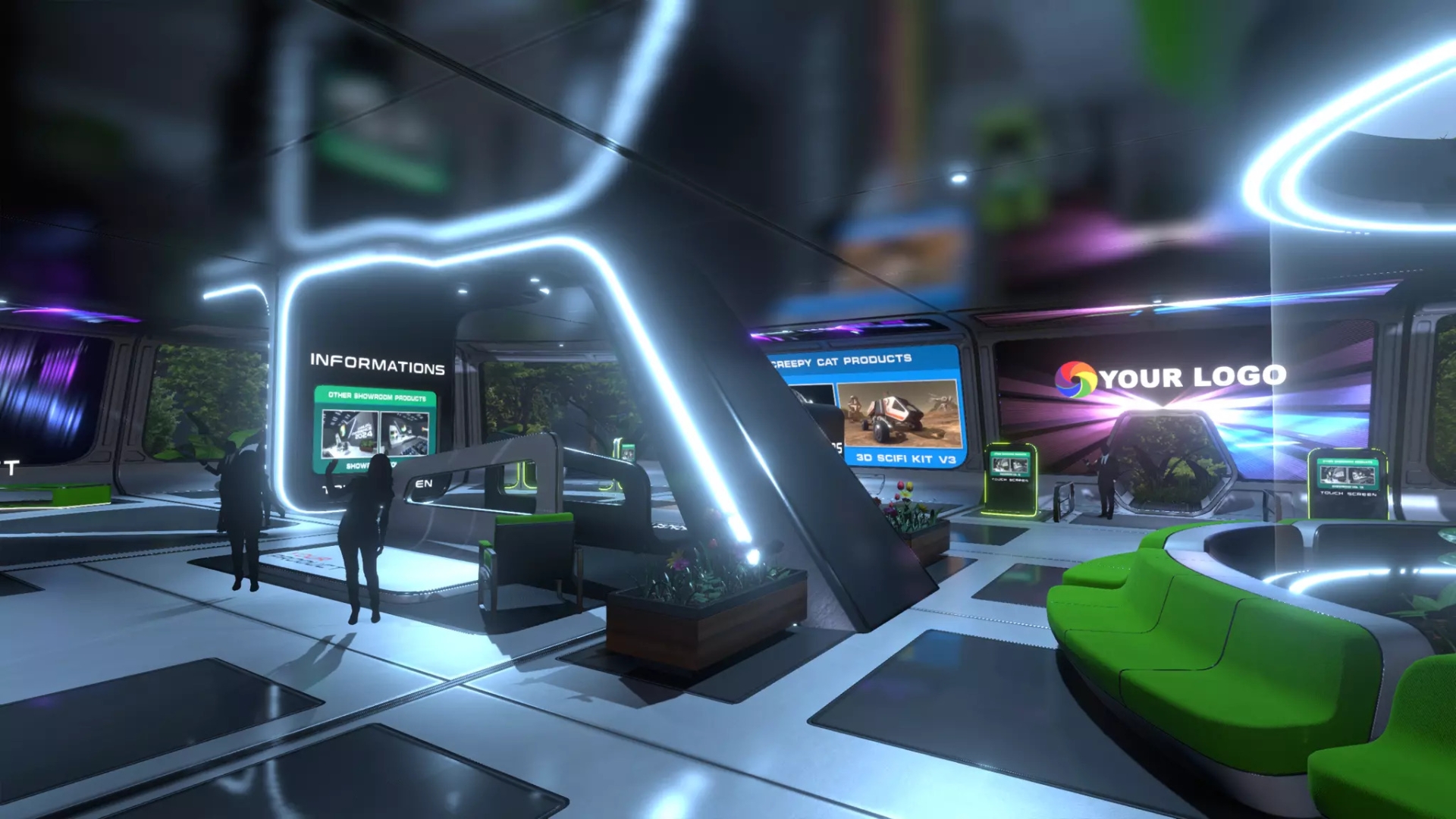 3D Virtual Showroom Vol.19 - iClone/Scenes & Props - Reallusion Content ...