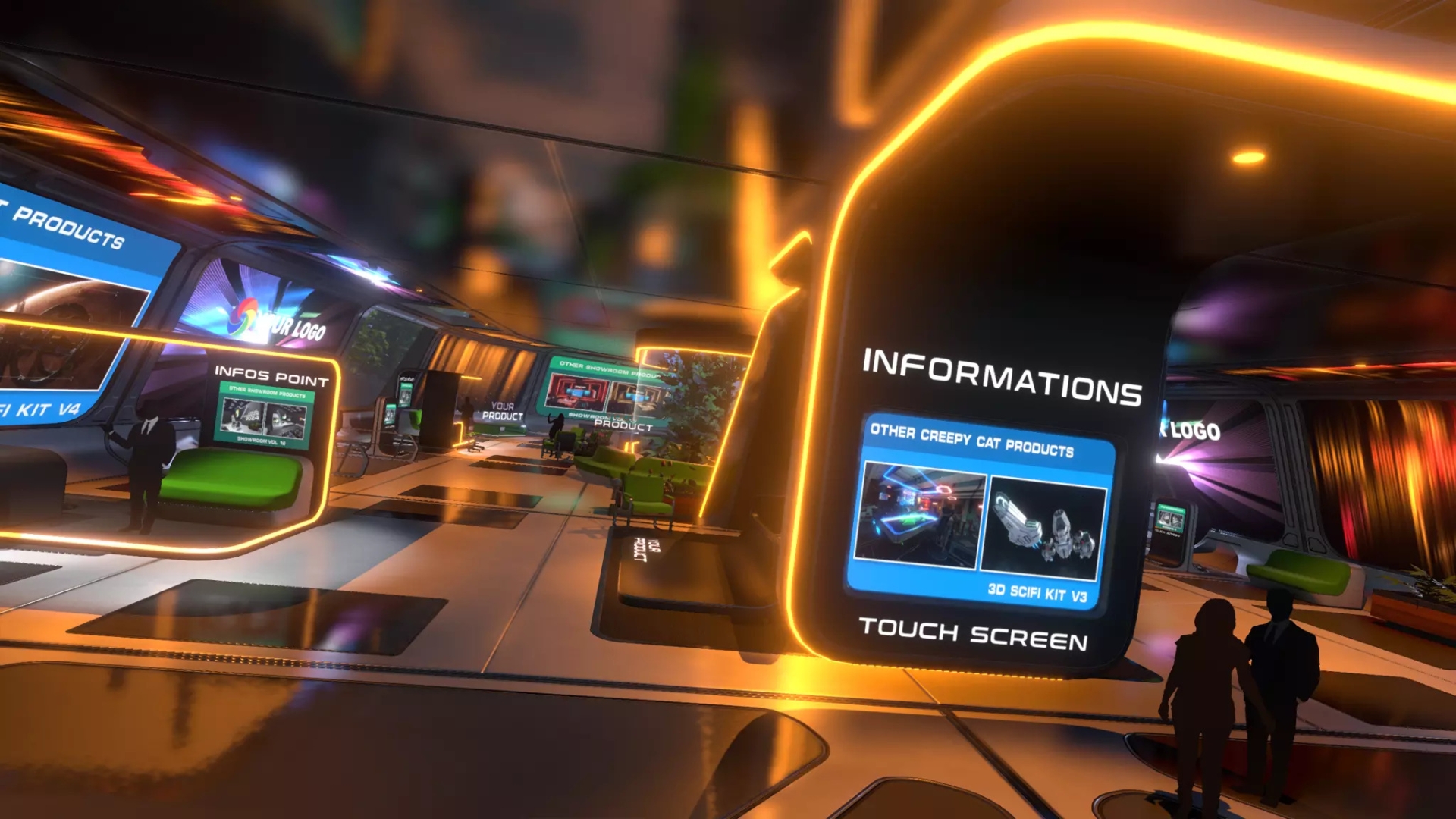 3D Virtual Showroom Vol.19 - iClone/Scenes & Props - Reallusion Content ...