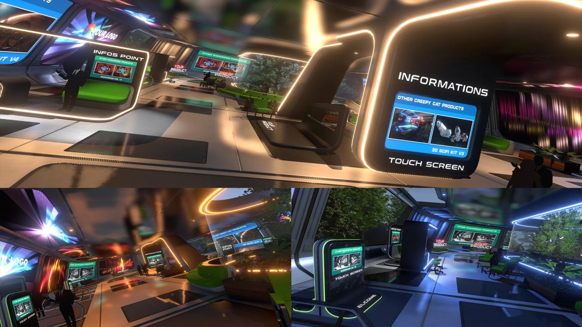 3D Virtual Showroom Vol.19 - iClone/Scenes & Props - Reallusion Content ...