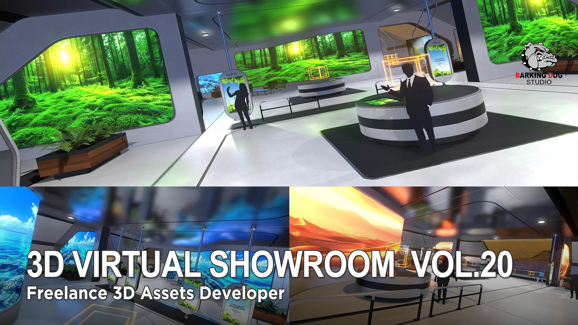 3D Virtual Showroom Vol.20 - iClone/Scenes & Props - Reallusion Content ...
