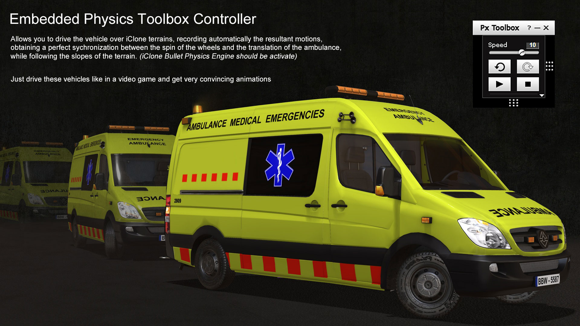 Fully Equipped Ambulances - Paramedic Teams - iClone/Combo (Single PID ...