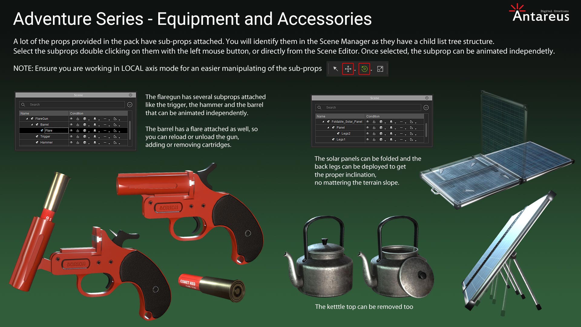 Adventure Series - Equipment and Accessories - iClone/Actor - Reallusion Content Store