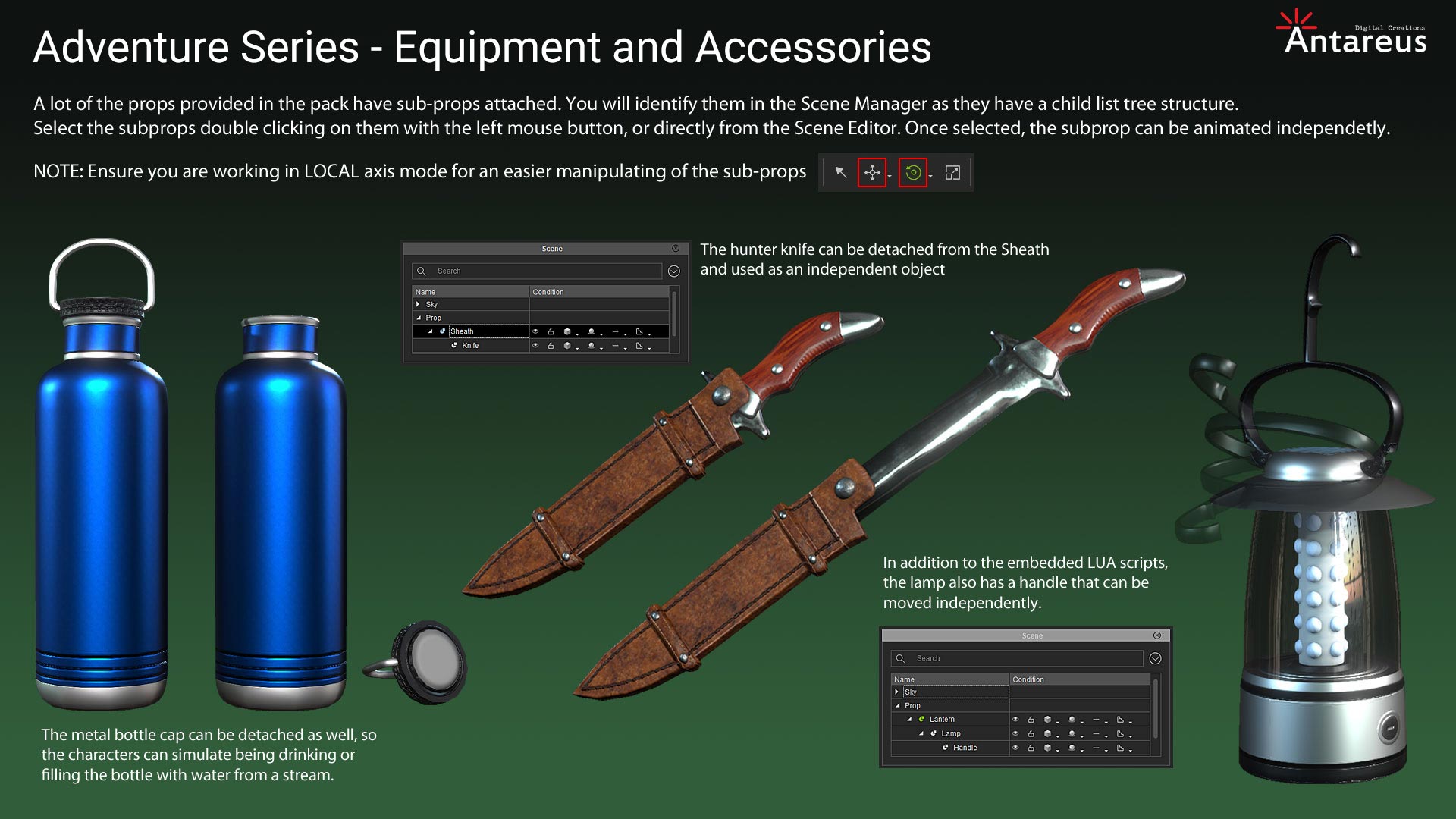 Adventure Series - Equipment and Accessories - iClone/Actor - Reallusion Content Store