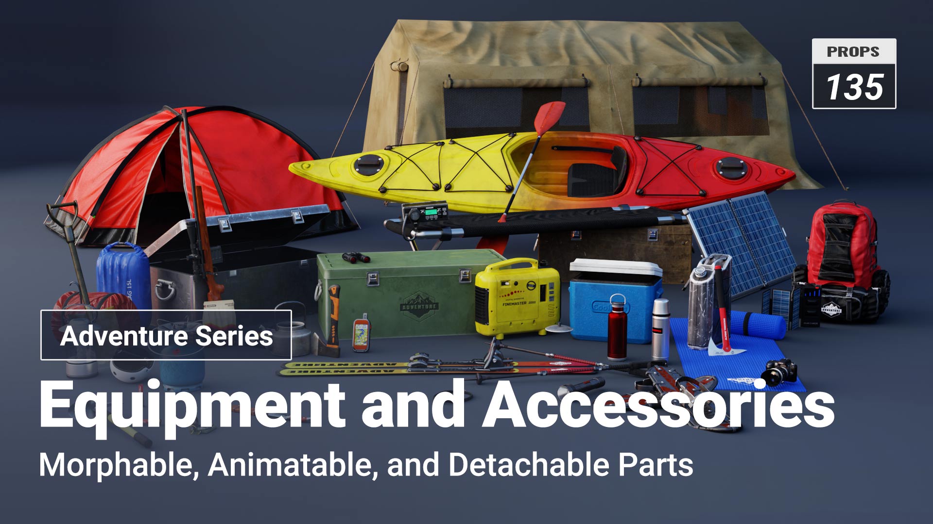 Adventure Series - Equipment and Accessories - iClone/Actor - Reallusion Content Store