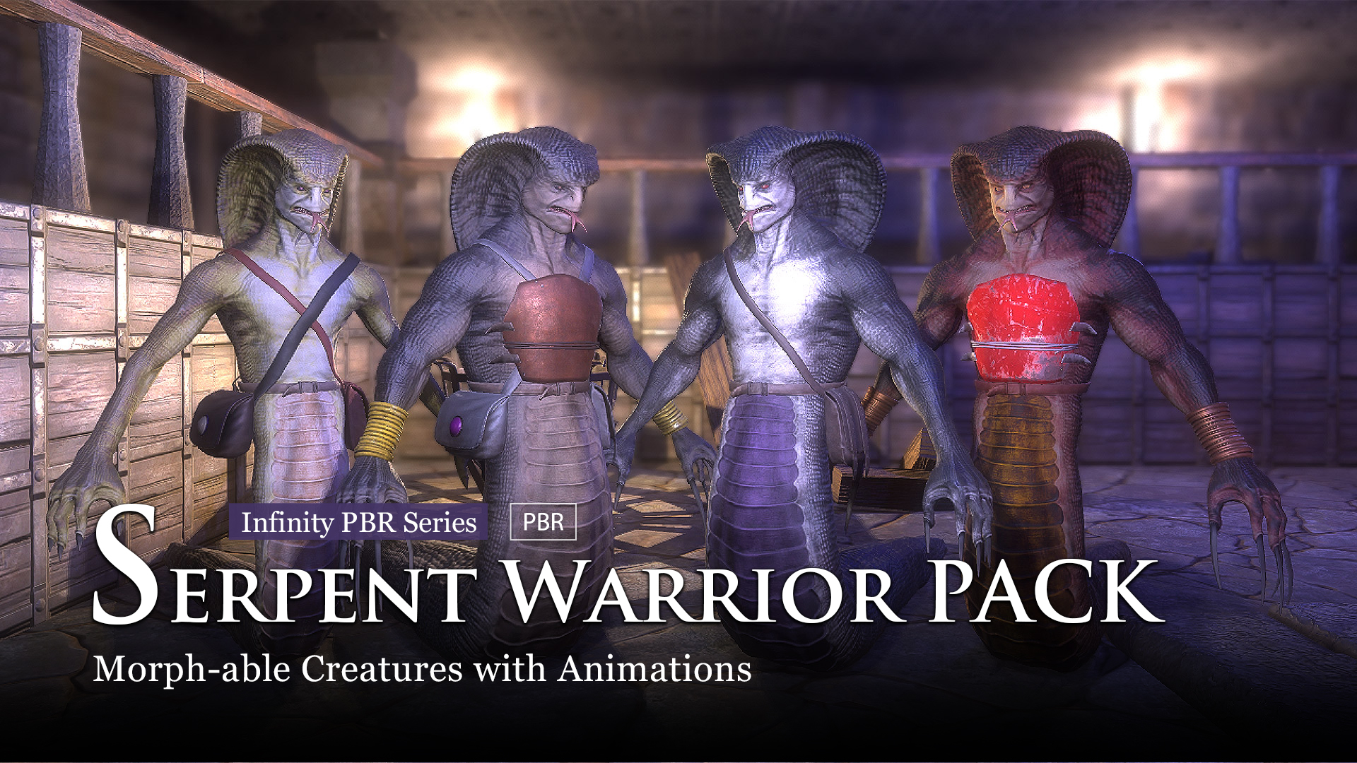 Serpent Warrior Pack - iClone/Actor - Reallusion Content Store