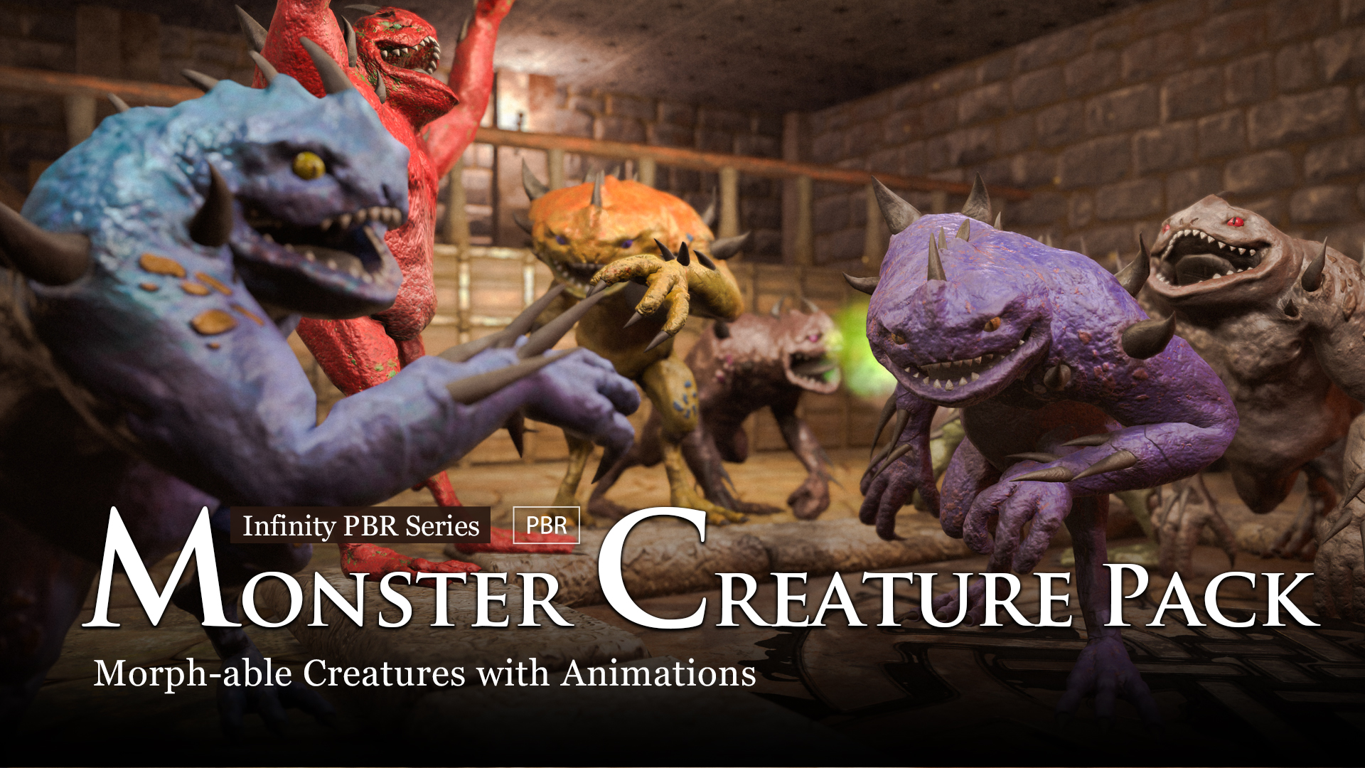Monster Creature Pack - iClone/Actor - Reallusion Content Store