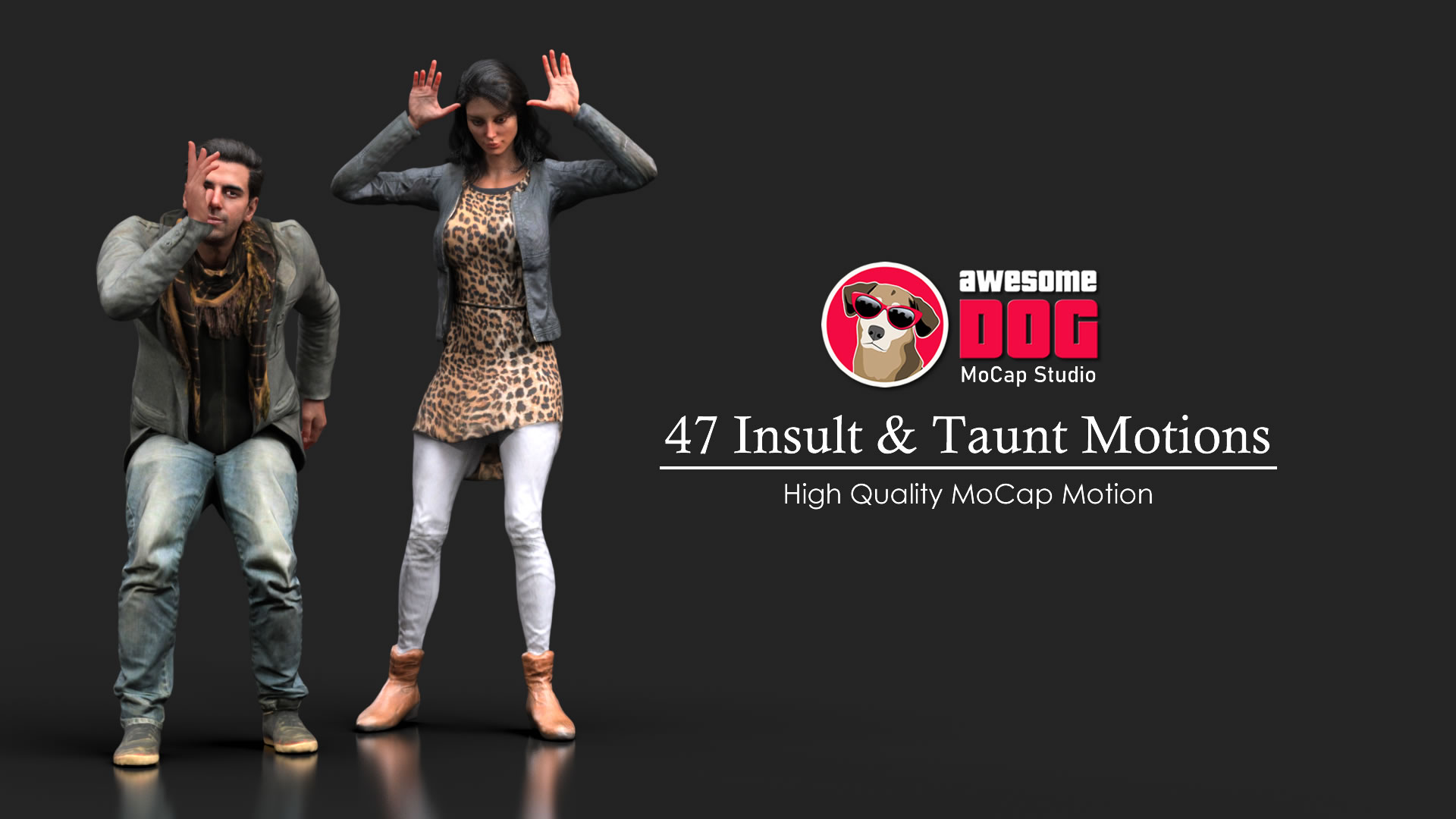 47 Insult & Taunt MoCap Motions - iClone/Motion - Reallusion Content Store