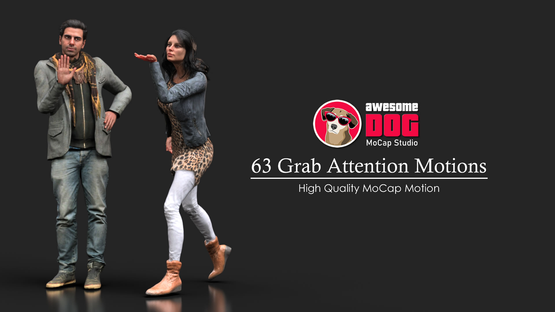63 Grab Attention MoCap Motions - iClone/Motion - Reallusion Content Store