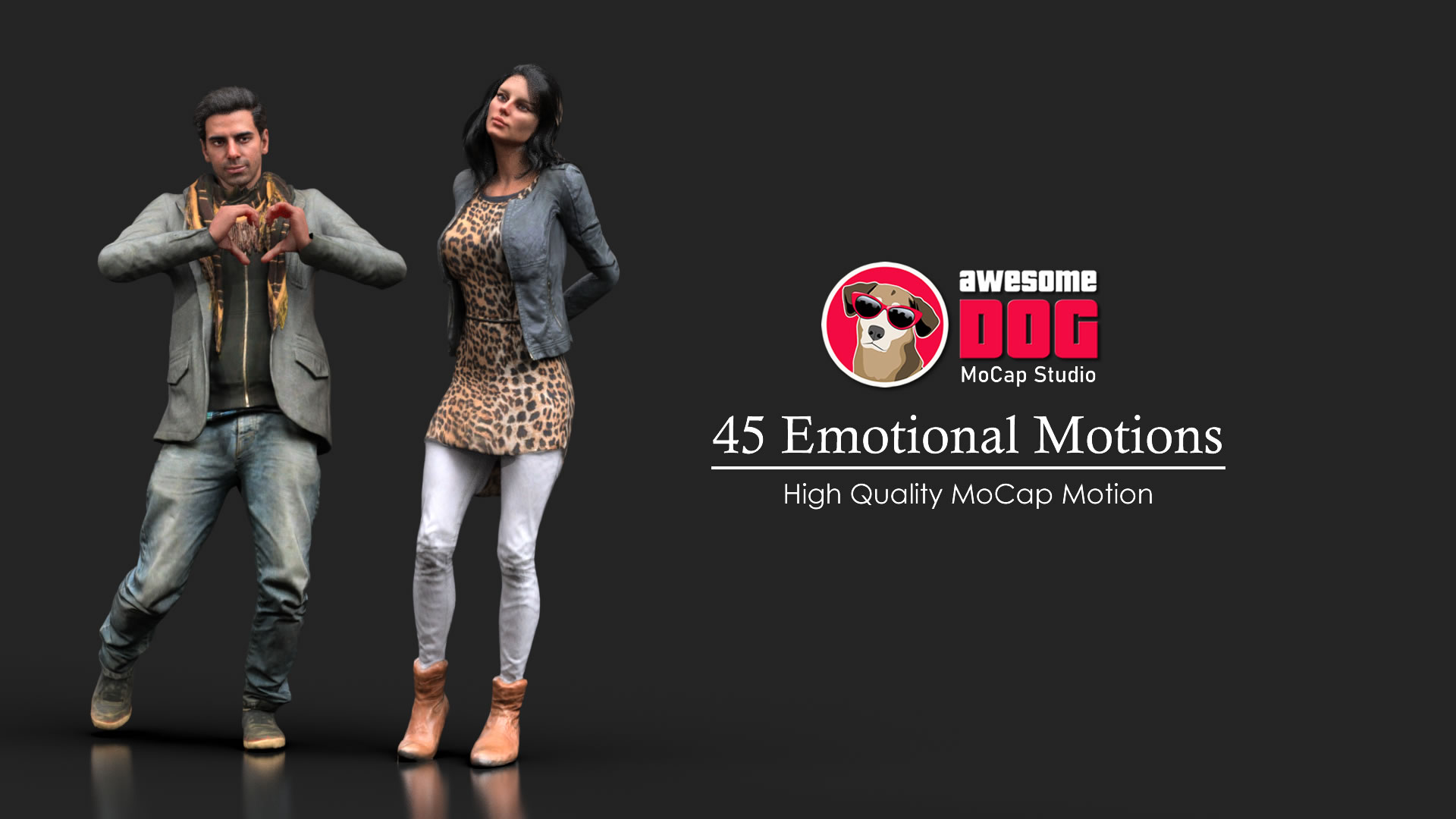 45 Emotion MoCap Motions - iClone/Motion - Reallusion Content Store