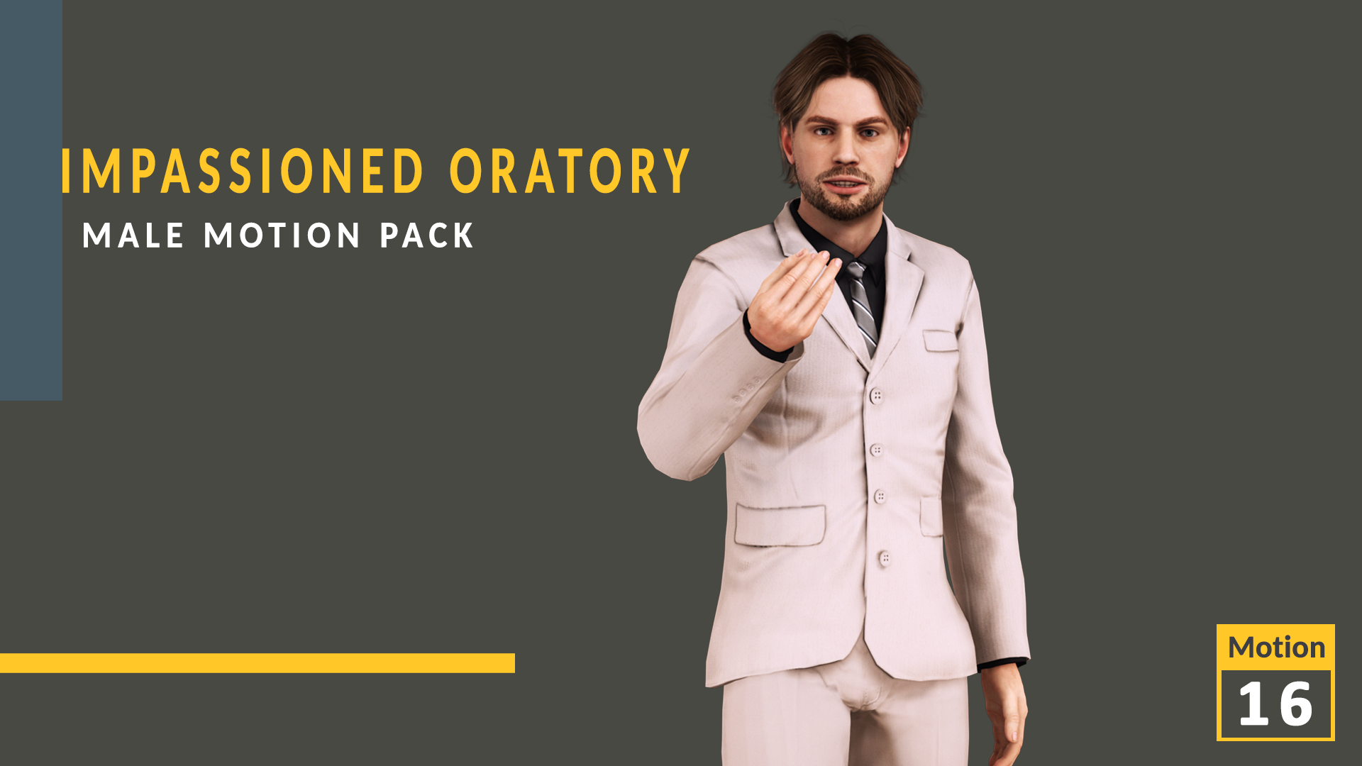 Impassioned Oratory - iClone/Motion - Reallusion Content Store